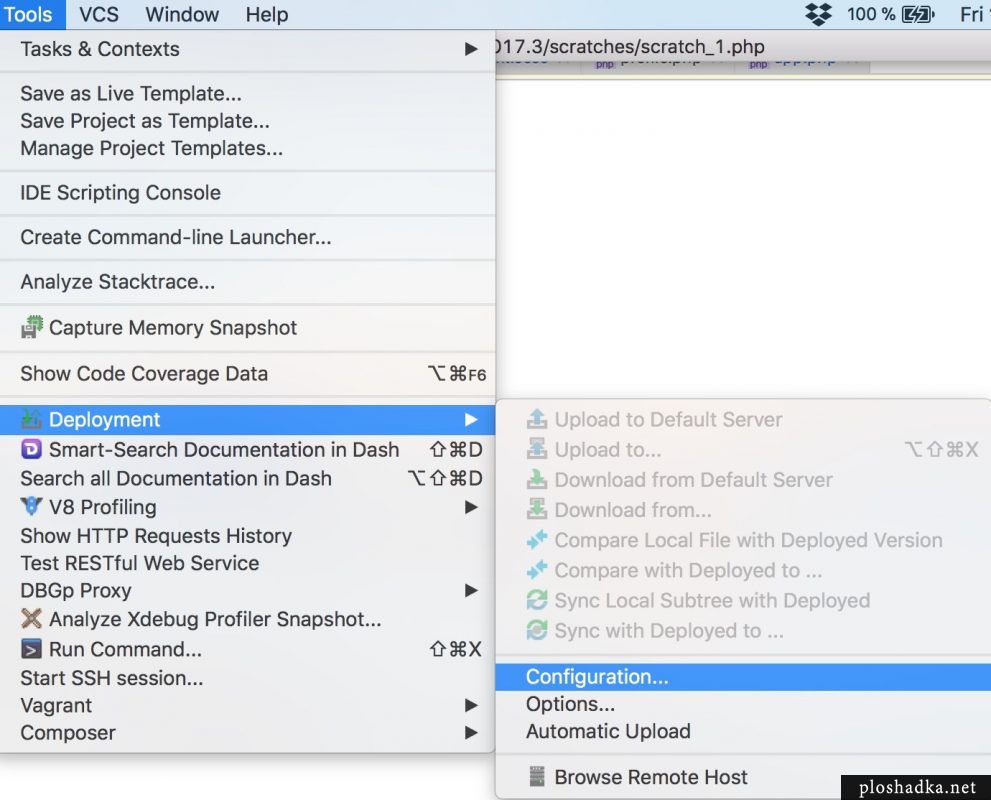 PhpStorm — Automatic upload will not work